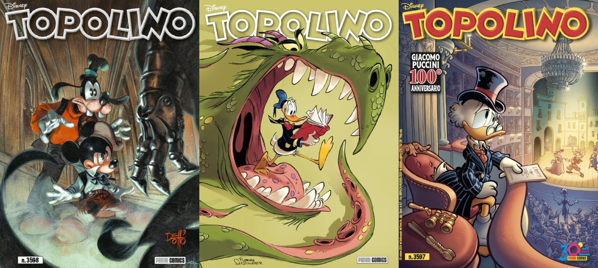 Topolino a Lucca Comics & Games 2024: in Fiera saranno disponibili in anteprima le due variant ...